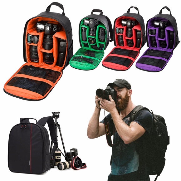 Gustave | Bags | Waterproof Professional Dslr Camera Backpack | Poshmark